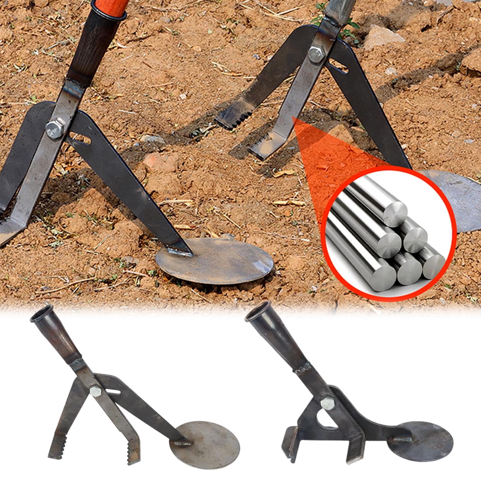 Weed Puller Tool Heavy Duty Adjustable Control, High Carbon Steel ...