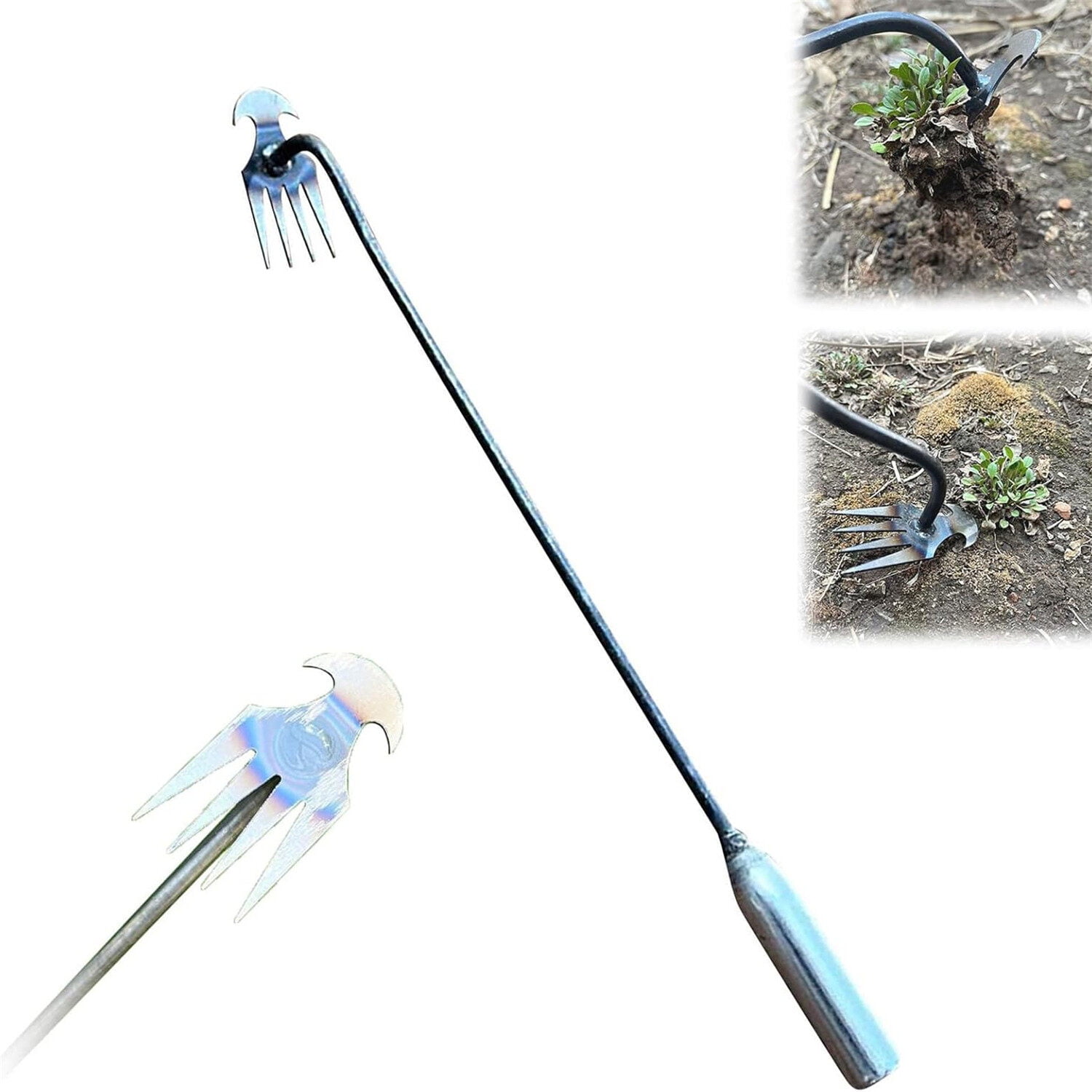 Weed Puller Tool, New Durable Premium Manganese Steel Weeding Tool, 4 ...