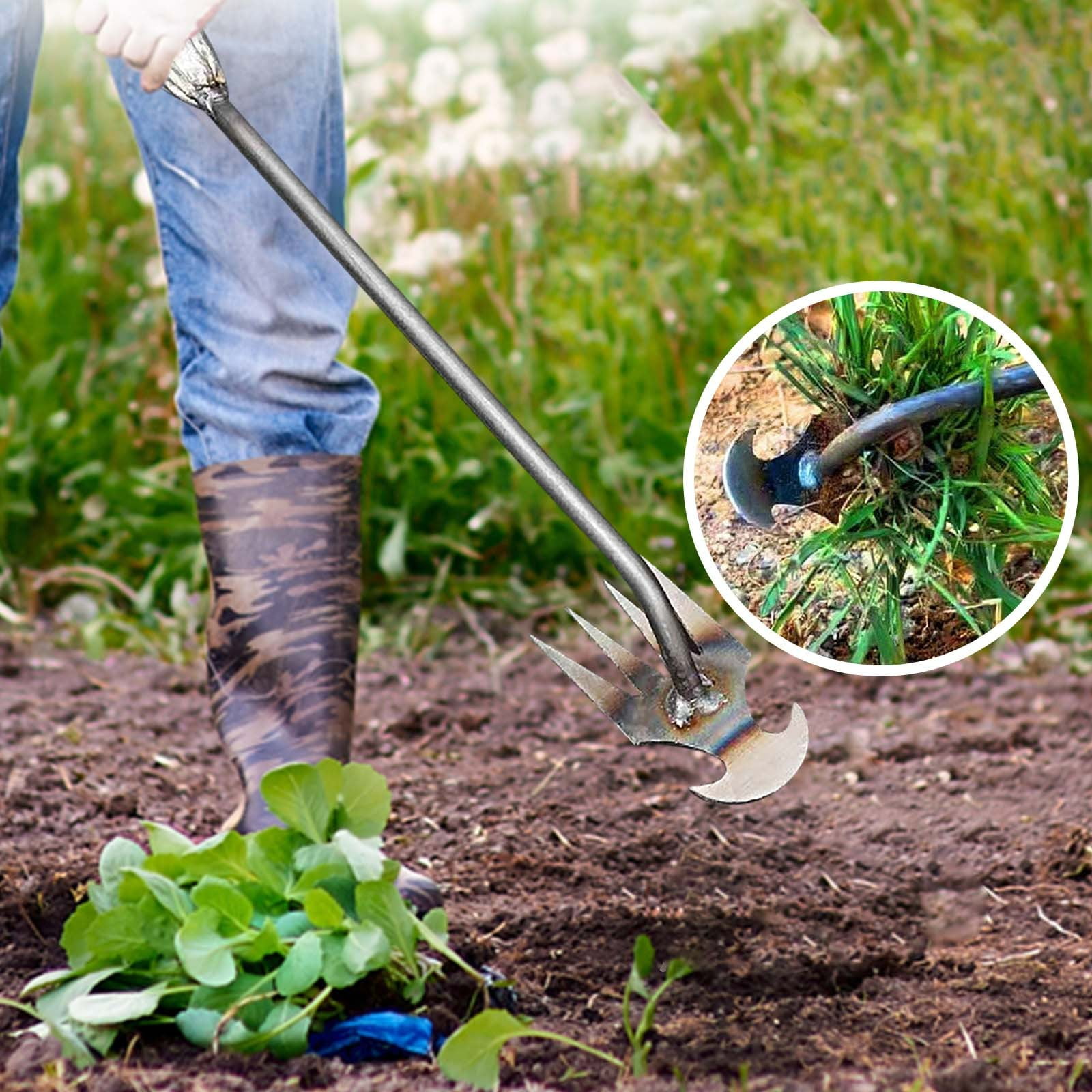 Weed Puller Tool,Portable Garden Weeder Tool,2024 New Manganese Steel ...
