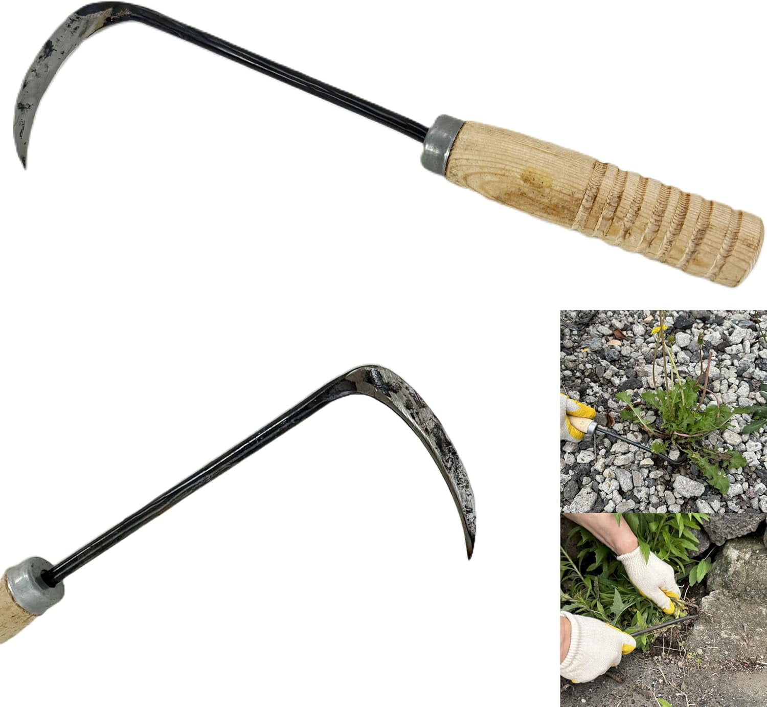 Weed Puller Tool,Root Removal,Garden Weeder for Lawn&Flower Bed ...