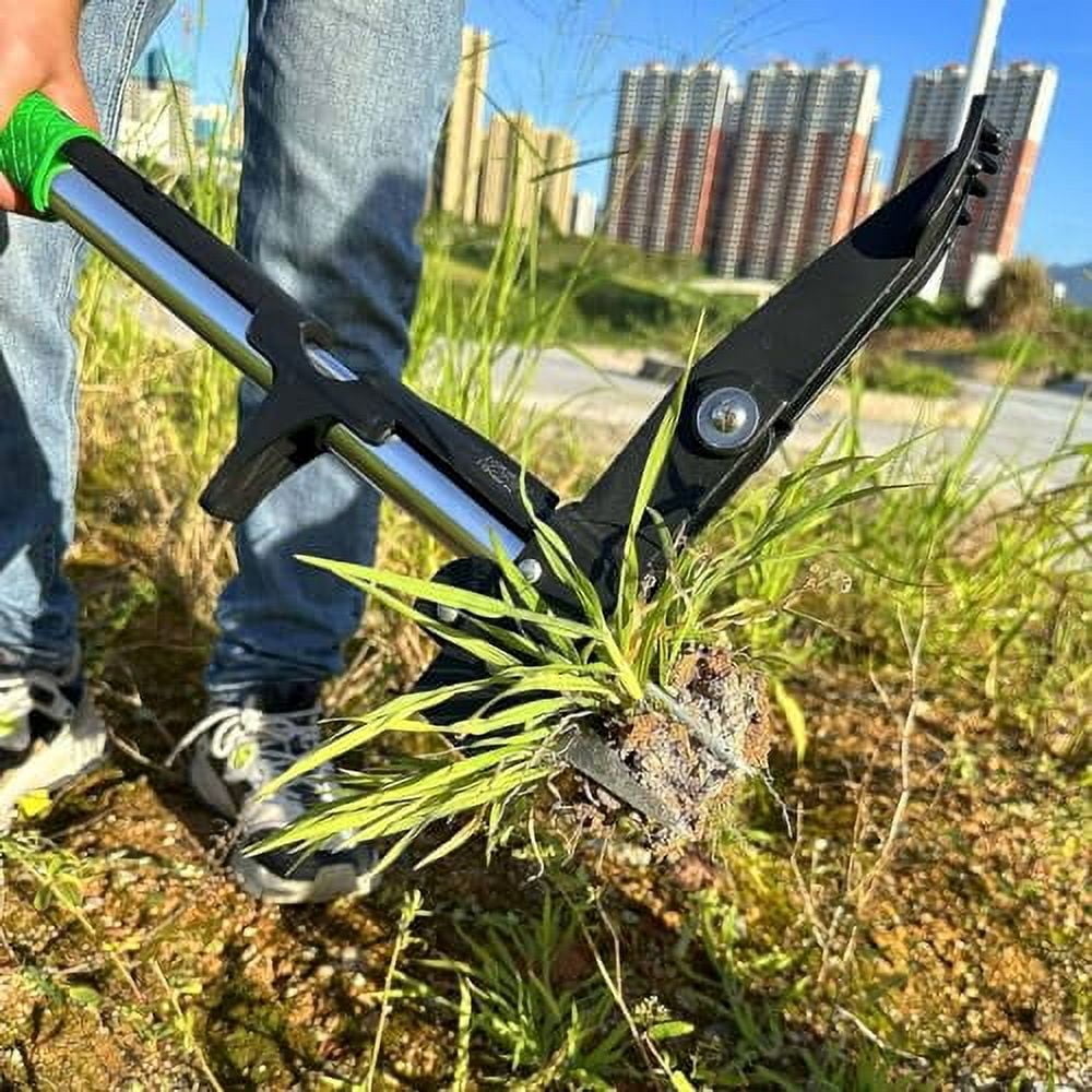 Weed Puller Tool, Stand Up 38.97in Heavy Duty Long Handle Garden ...