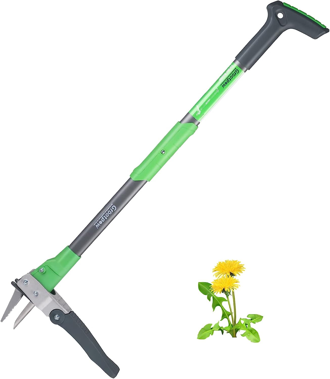 Weed Puller Tool, Stand Up Dandelion Weeder with 40" Handle, 3 Claws ...
