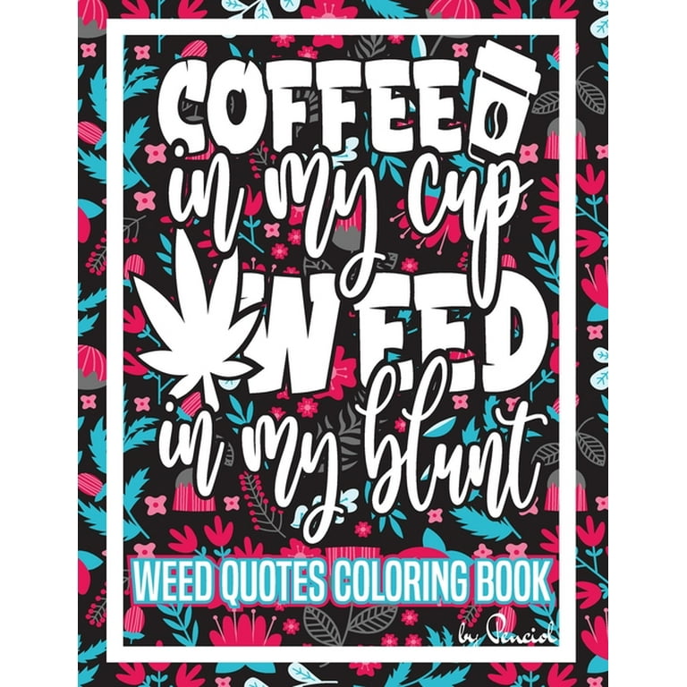 Trippy Pot Leaf Coloring Pages