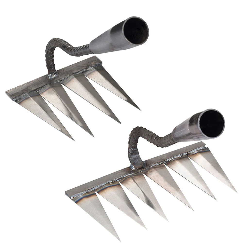 Weed Remover Steel Loose Soil Weeder Sharp Garden Hand Rake Tool ...