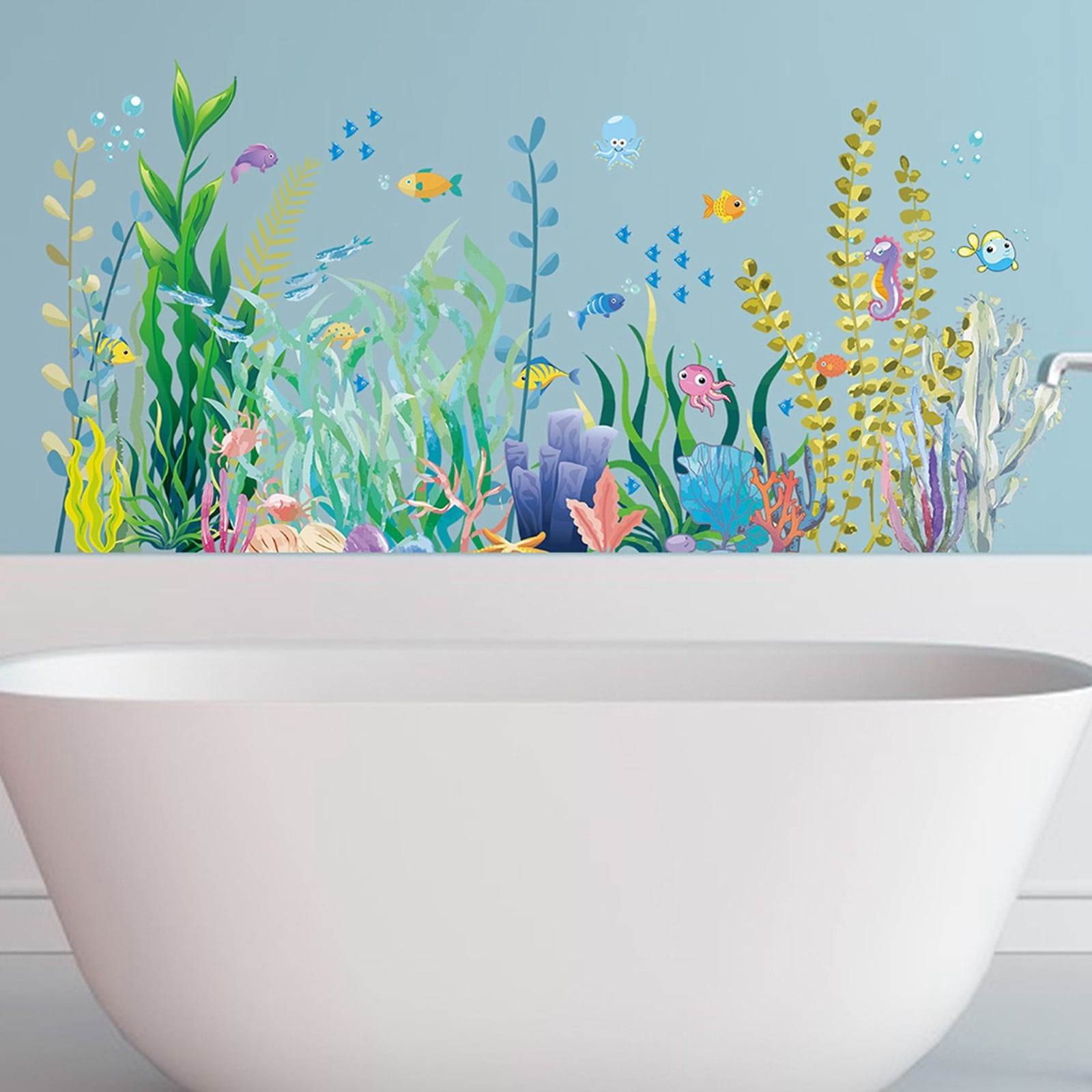 Weed Stickers,Ocean World Seaweed Sticker Removable Personality Wall ...
