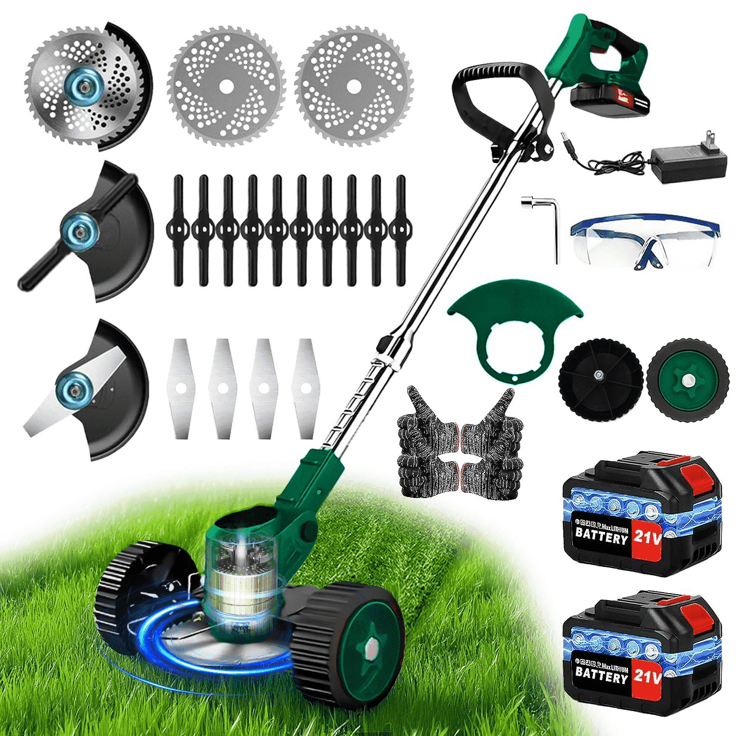 Electric Weed Wacker Adjustable Cordless Weed Eaters 3 in 1 Electric ...