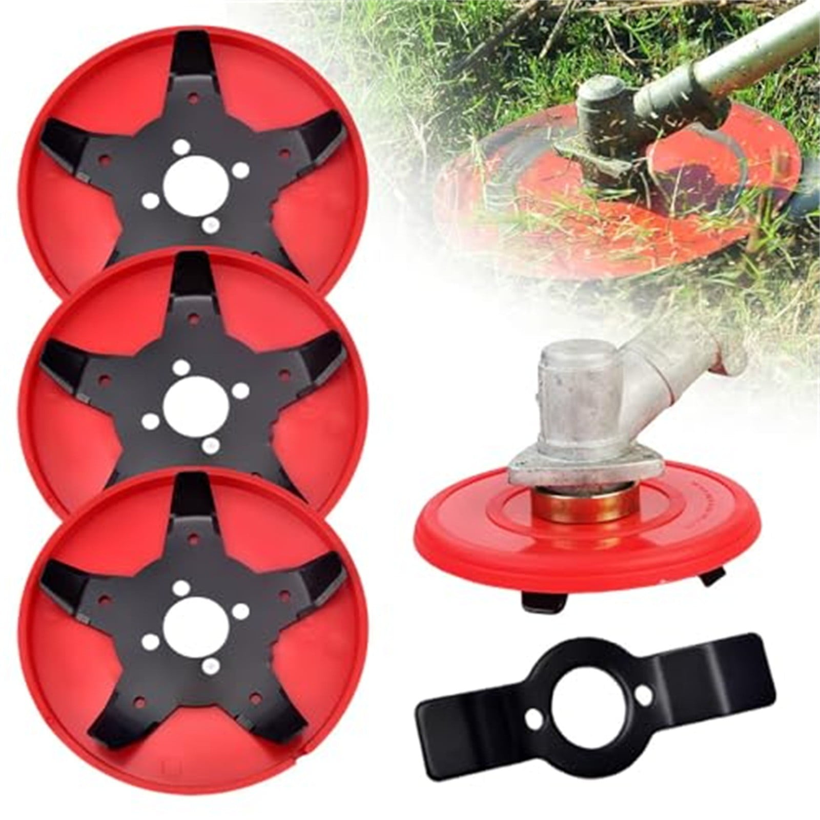 Weed Wacker Blade,Weed Eater Attachments,Universal Manganese Steel ...