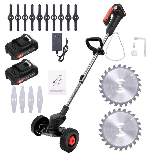 Weed Wacker Cordless Electric Cutter Stringless Weed Eater Garden Yard ...