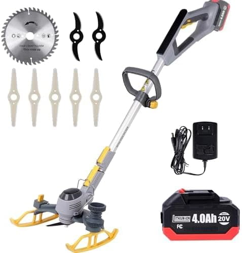 Weed Wacker Cordless, Electric Weed Trimmer Rechargeable 3 in 1, One 2 ...