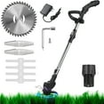 Weed Wacker 12V Cordless Power Trimmer, Adjustable Height Edger Cutter ...