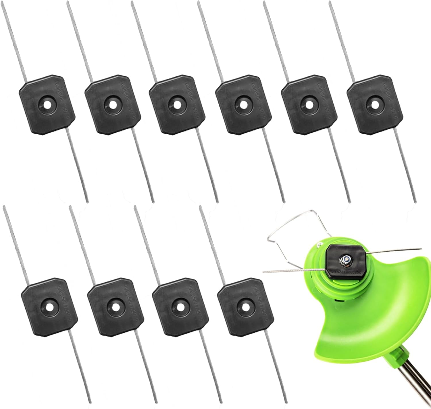 Weed Wacker Eater Blades Attachments, Bore 0.2inch/5mm String Trimmer ...