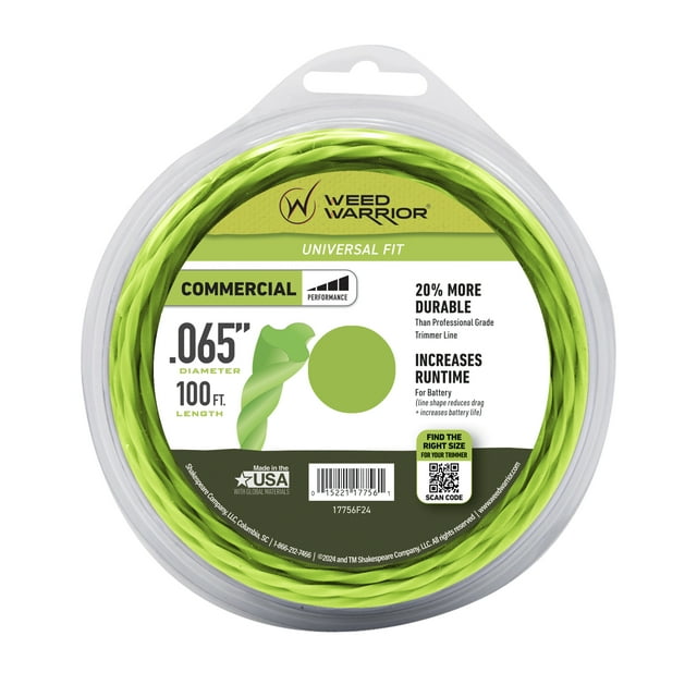 Weed Warrior .065 in. x 100 ft. Commercial Trimmer Line - Walmart.com