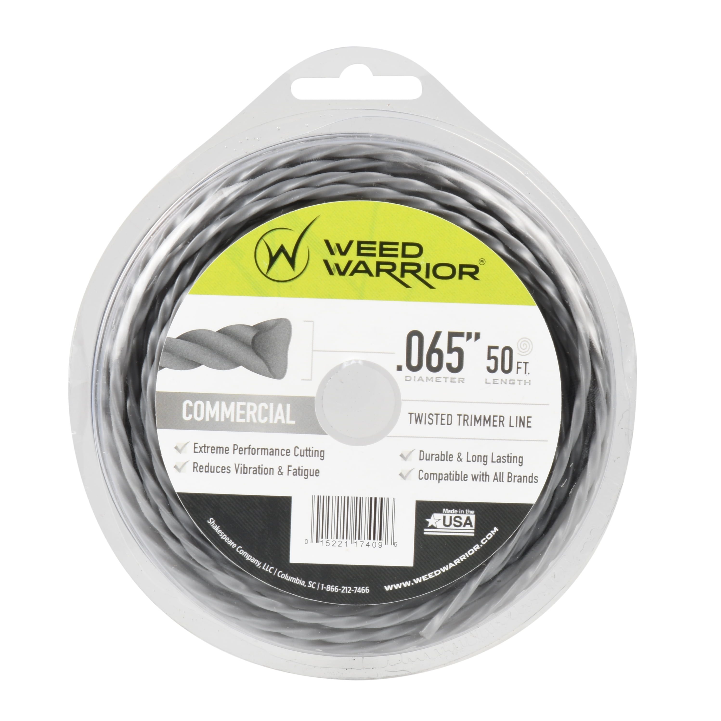 Weed Warrior® .065 in. x 50 ft. Nylon Commercial Trimmer Line - Walmart.com