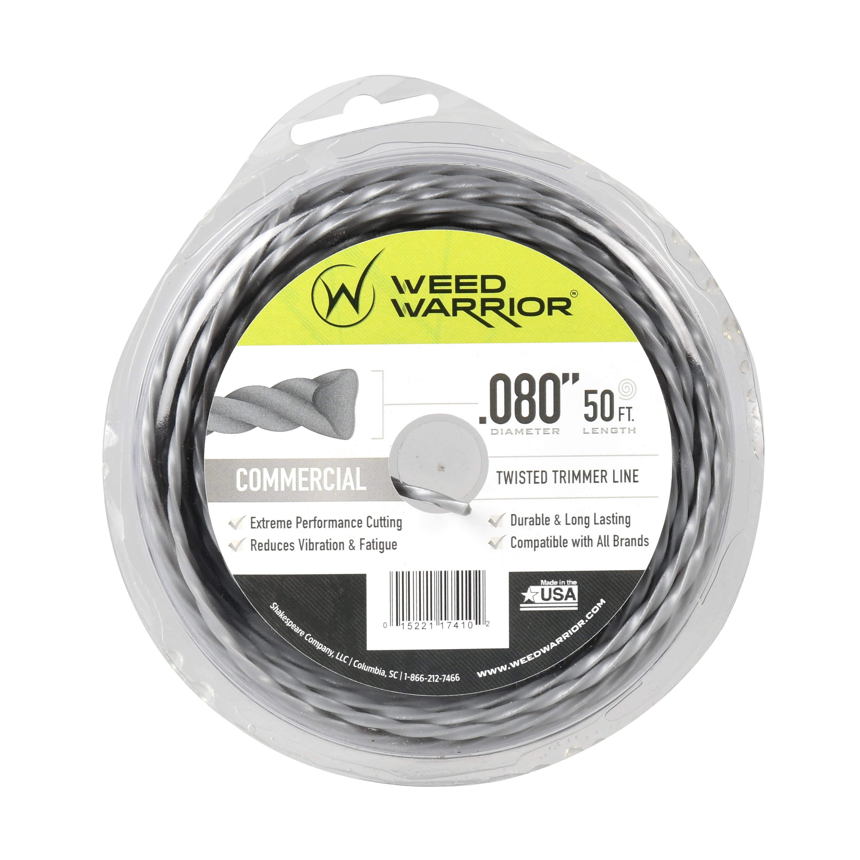 Weed Warrior® .080 in. x 50 ft. Nylon Commercial Trimmer Line - Walmart.com