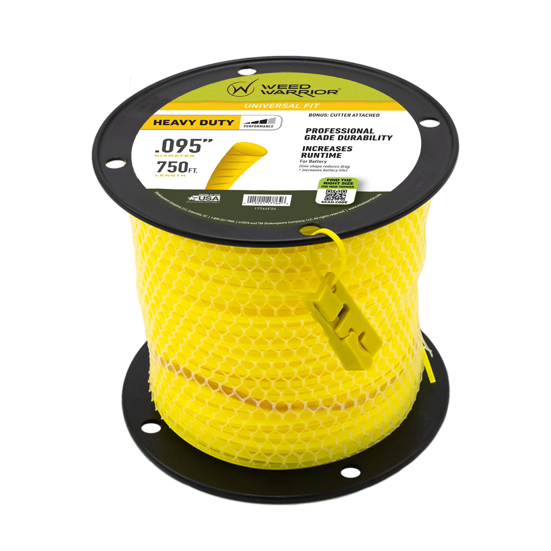 Weed Warrior .095 in. x 750 ft. Heavy Duty Trimmer Line - Walmart.com