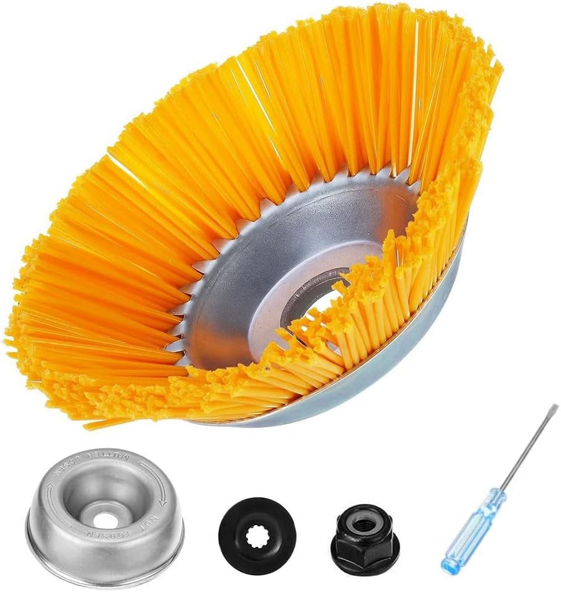 Weed cutting head, nylon rotary weeding brush, circular dust removal ...