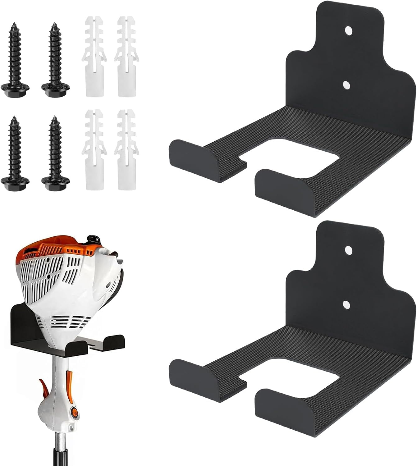 Weed eater Hanger, Garage Organizer Trimmer Rack, Weed Wacker Holder ...