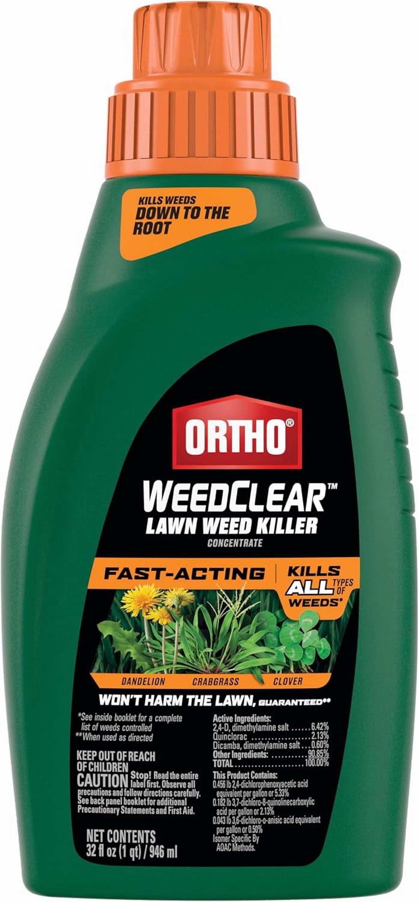 WeedClear Lawn Weed Killer Ready-To-Spray, Kills Crabgrass, Dandelion ...