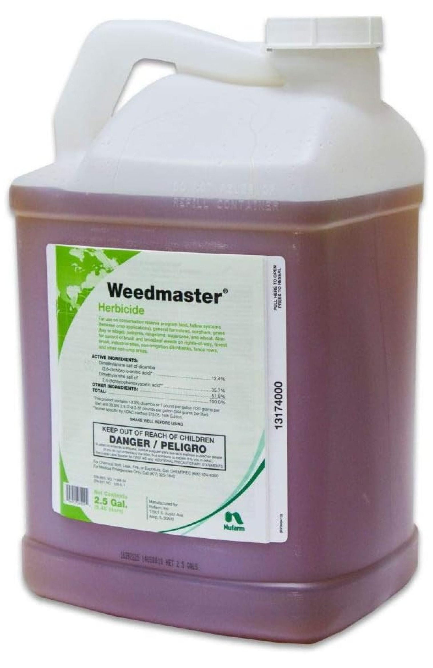 WeedMaster Herbicide 2.5 GL - EPA Reg. No. 71368-34 - Walmart.com