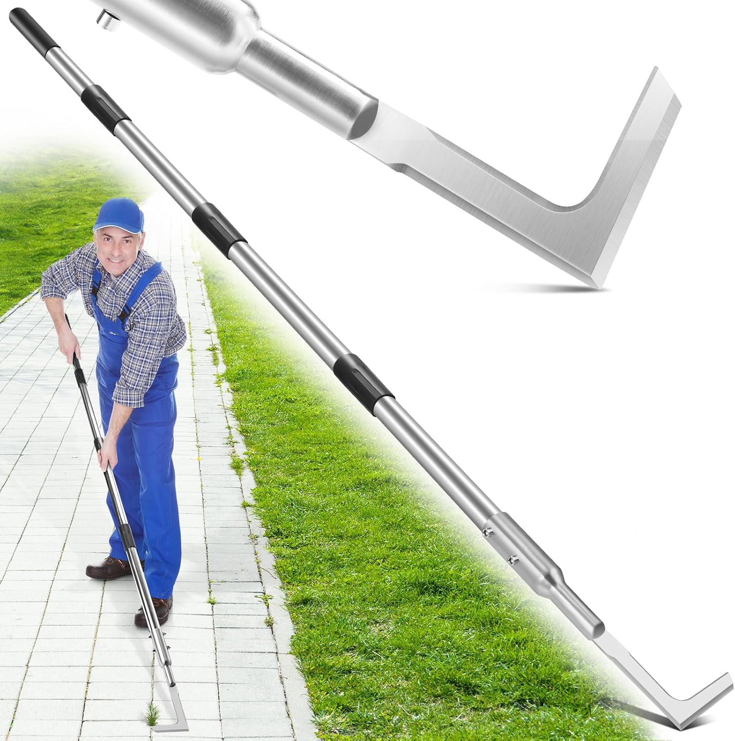 Weeder Manual, Crevice Weeding Tool, Weed Remover Puller Tool with 30 ...