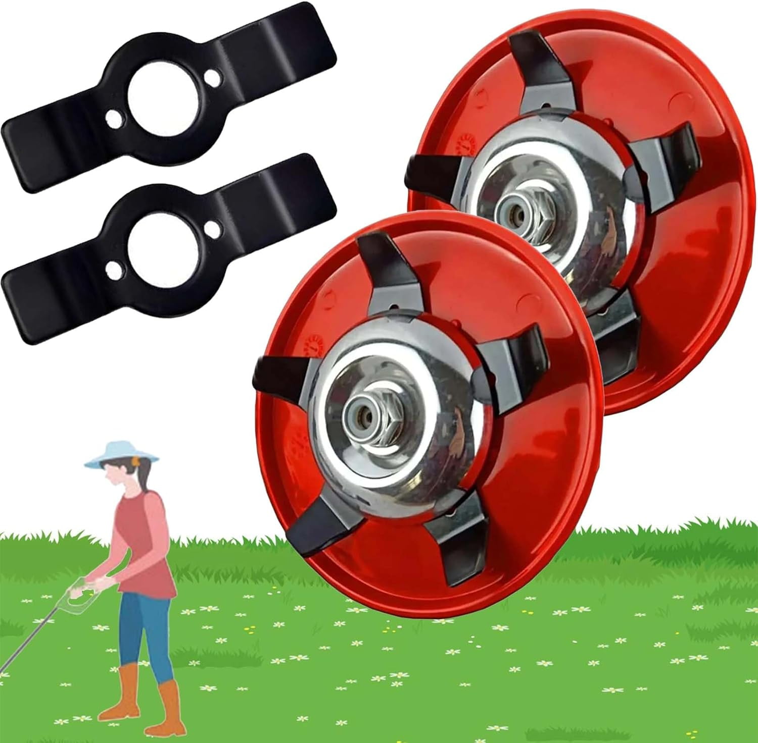 Weeding Disc, Amphibious Weeding Disc Trimmers - No Damage to Seedlings ...