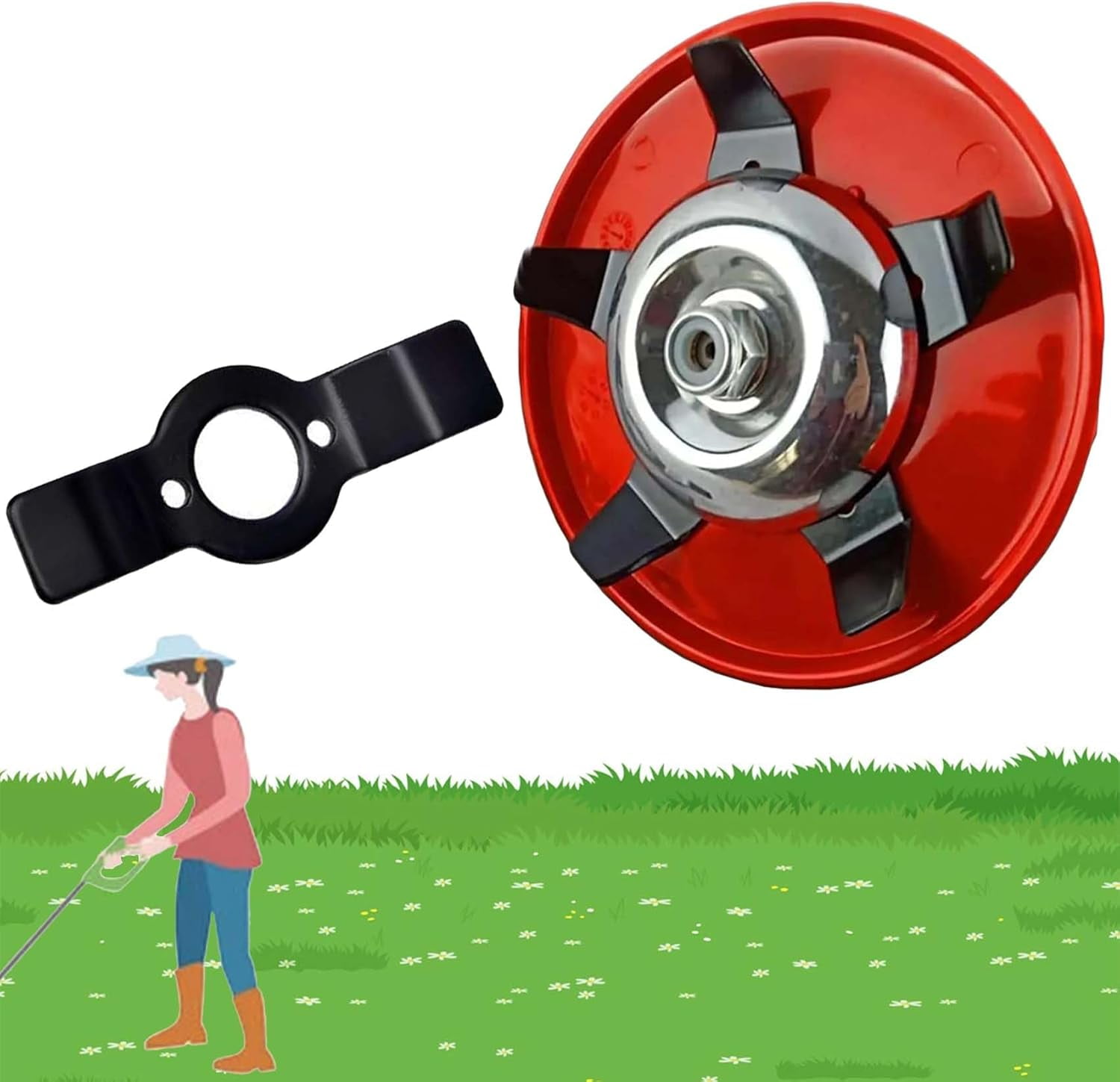 Weeding Disc, Amphibious Weeding Disc Trimmers - No Damage to Seedlings ...