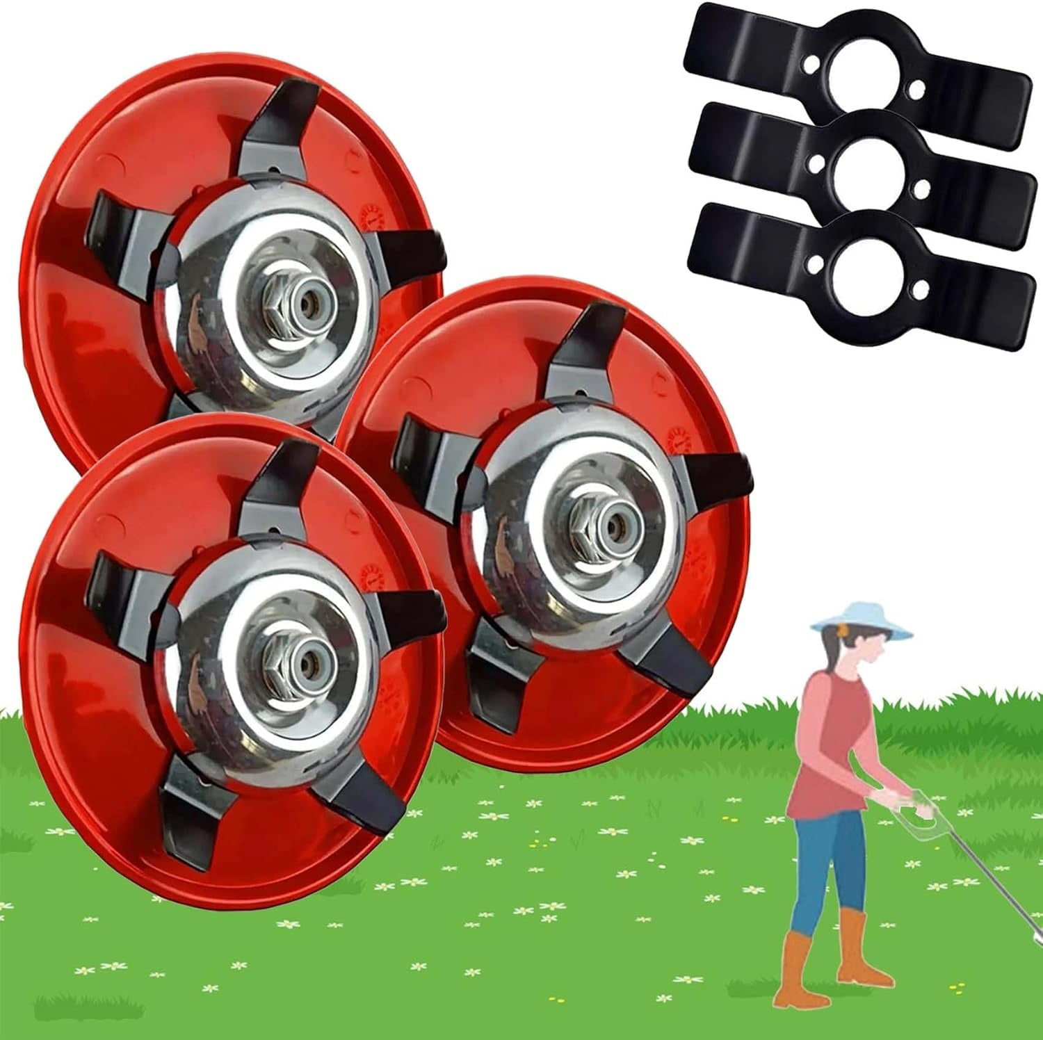 Weeding Disc, Weeder Plate for Trimmer, Amphibious Weeding Disc ...