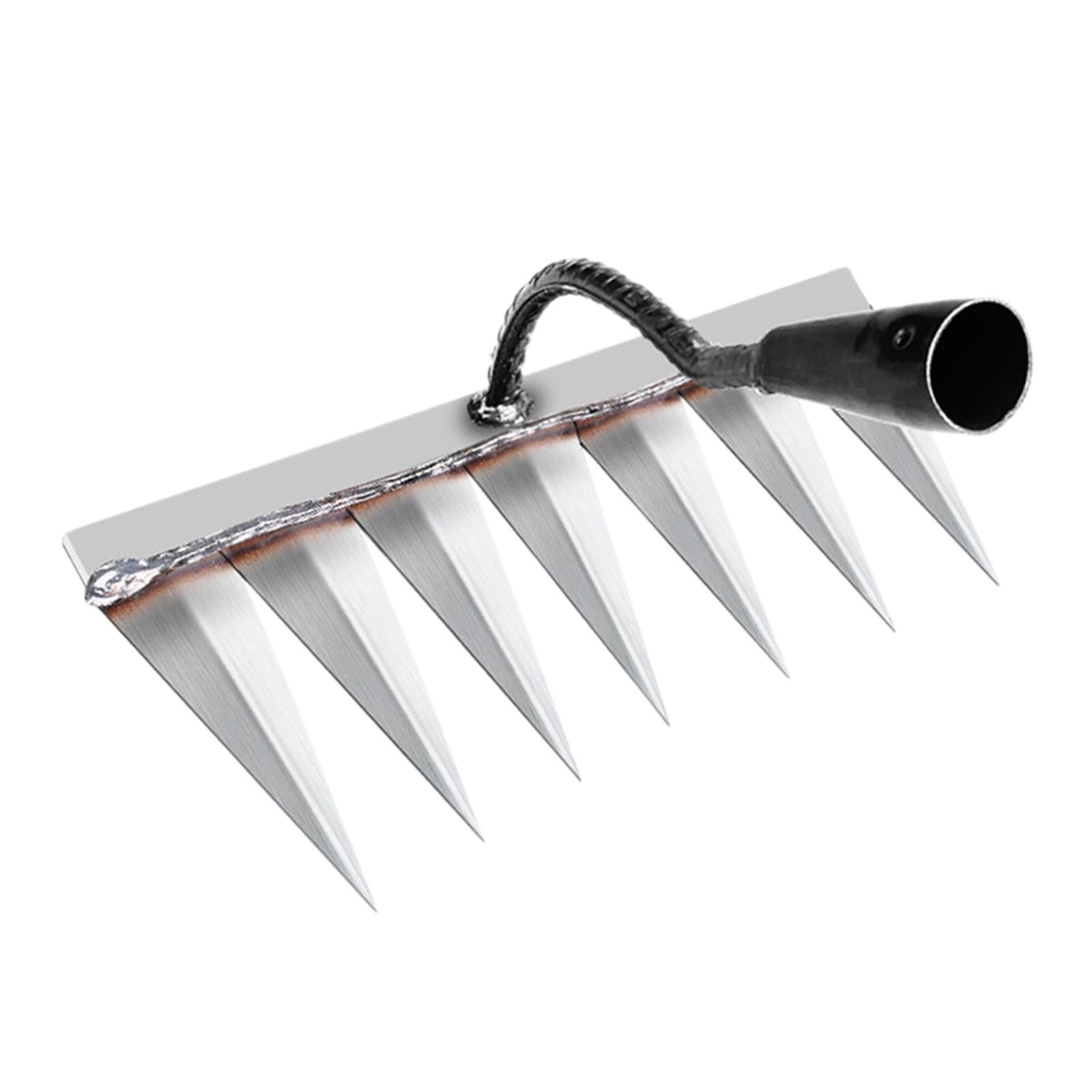 Weeding Removal Rake, Garden Rake Sharp Tines Rake Garden Weeding Rake ...