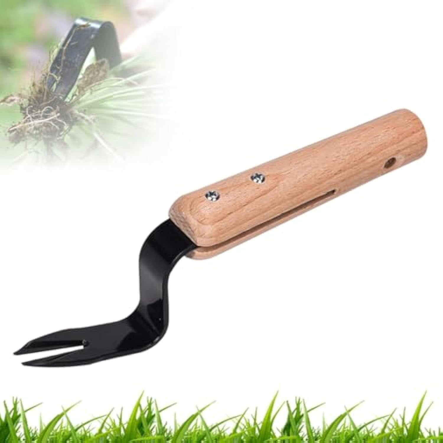 Weeding Root Lifter,Wood Handle Remove Weeds Shovel Easy Weed Removal ...