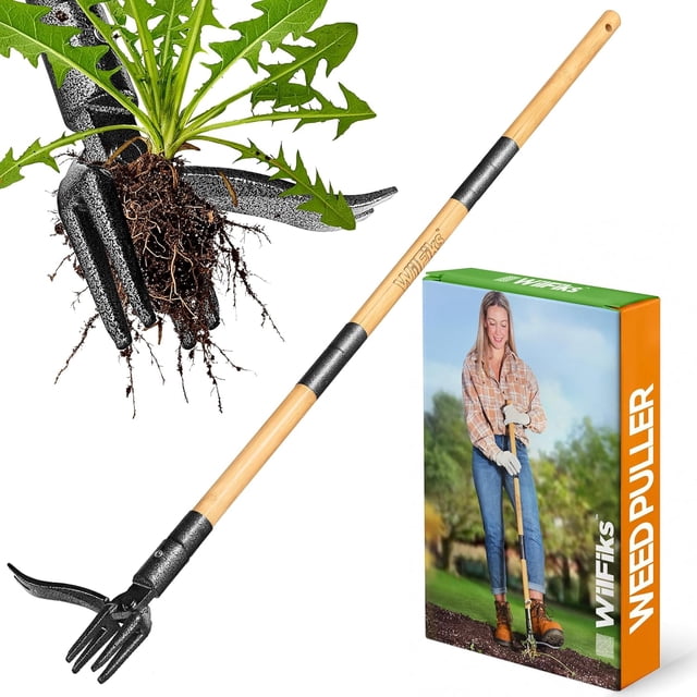 Weeding Tool, Vertical Heavy-Duty Weeding Tool, Long Handle, Foot ...
