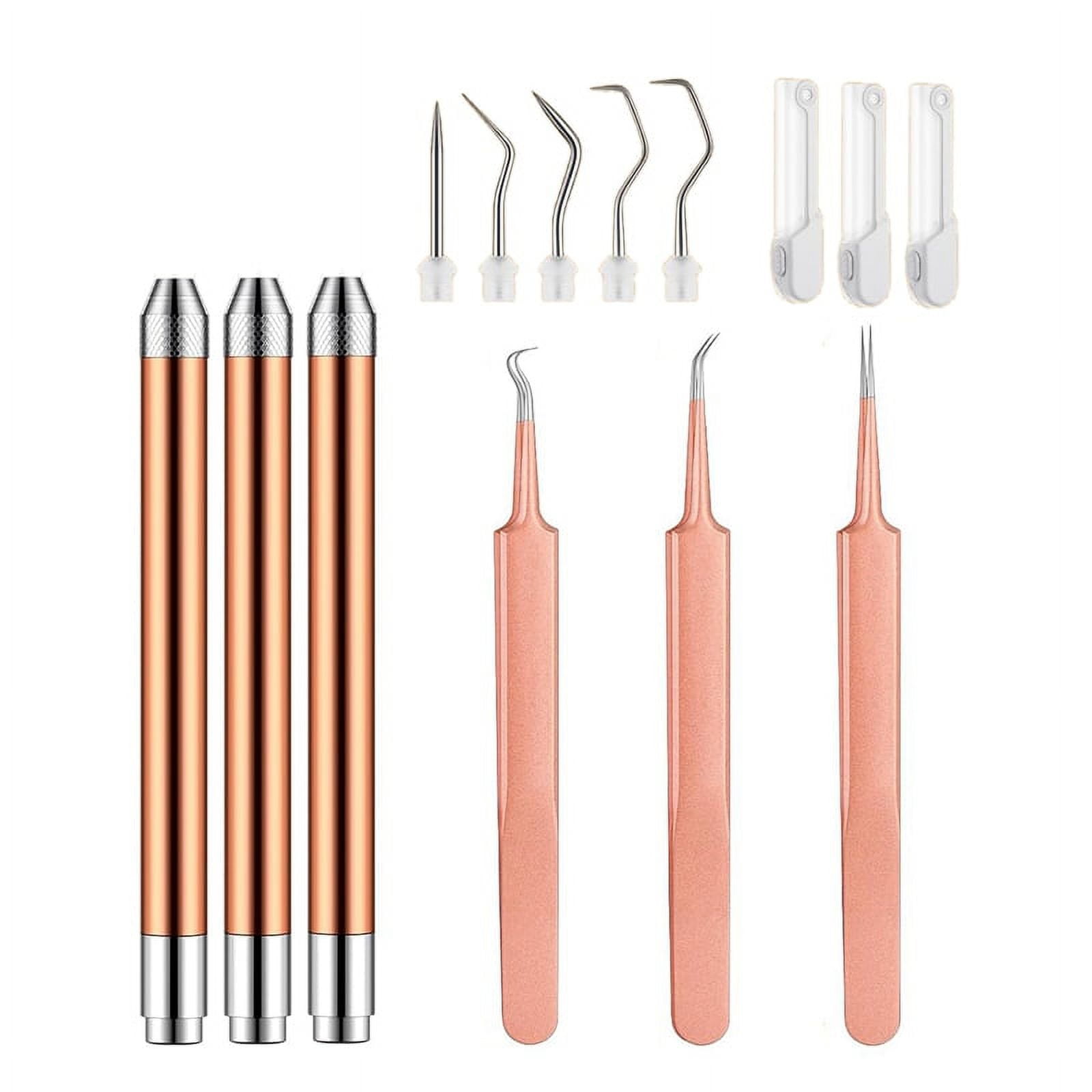 Weeding Tools Set Vinyl with LED Light Set 3 LED Pen with 5 Pin and ...