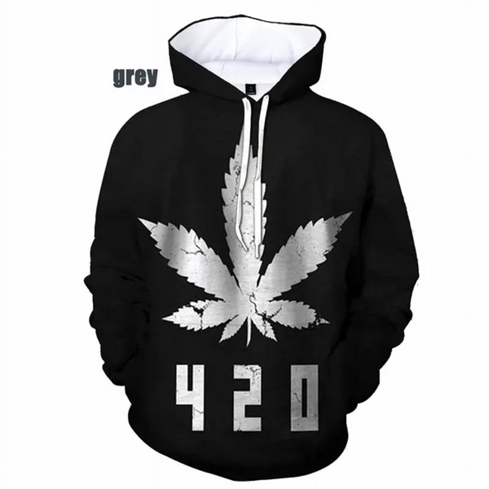 Weeds Leaf Printed 3D Plant Hoodies Men Women Children Fashion Long ...