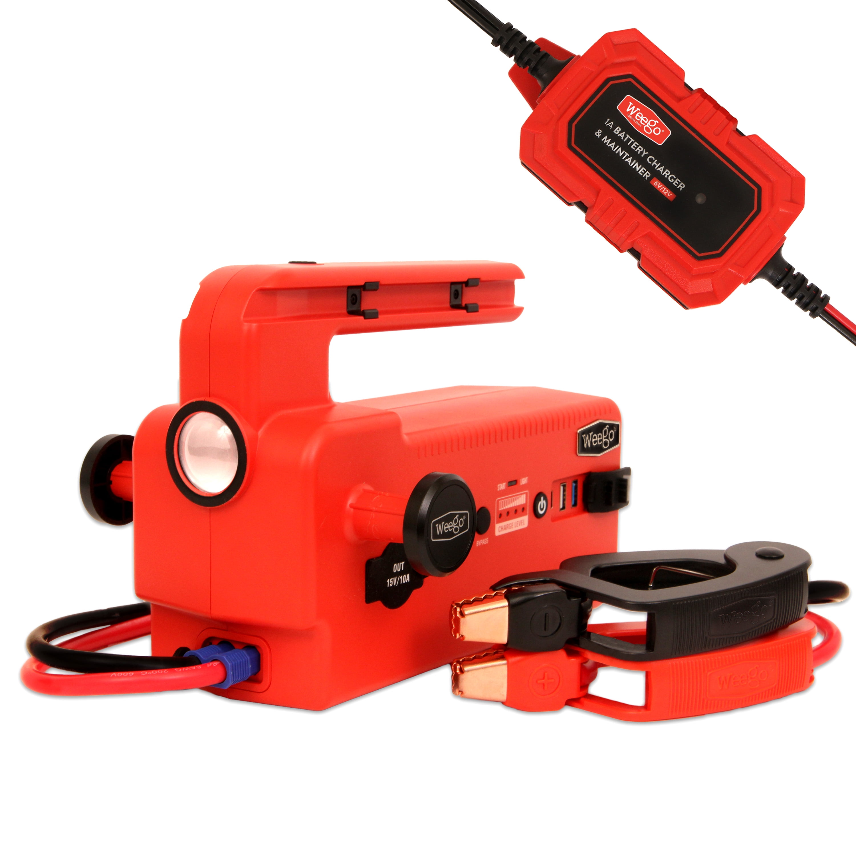 Weego C120 Jump Starter & Trickle Charger Bundle – A High-Performance ...