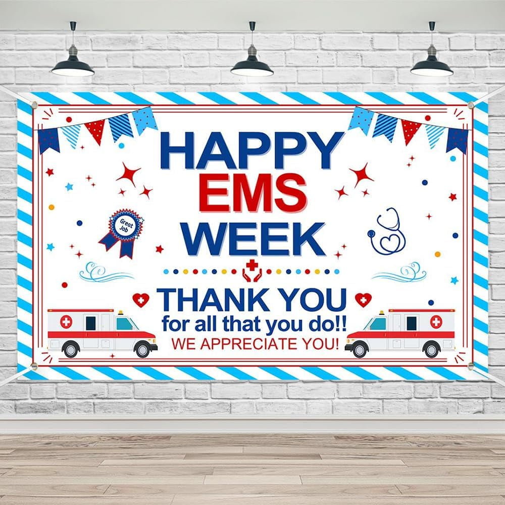 Week Banner - Thank You Banner for Professionals, Ambulance ...