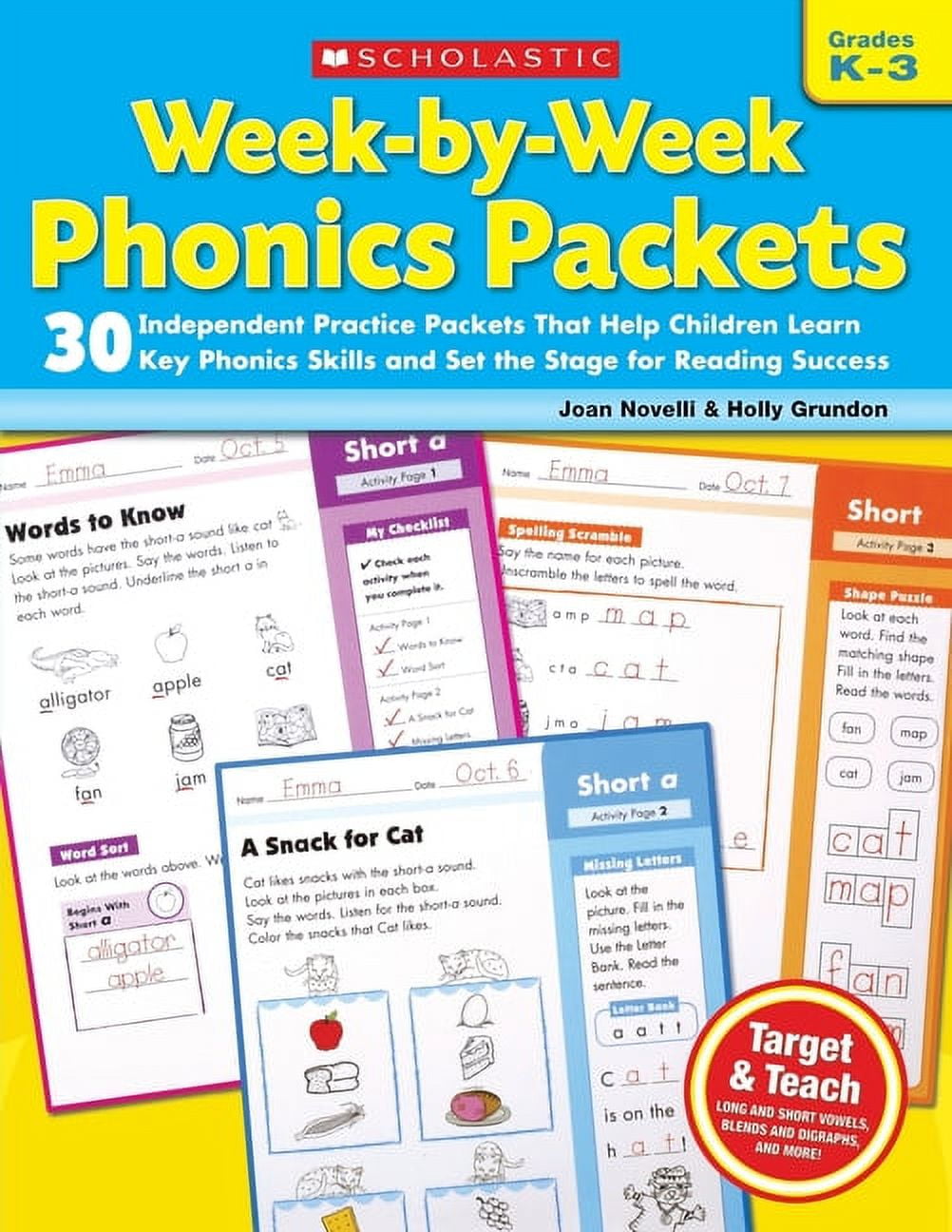 Week-By-Week Phonics Packets, (Paperback) - Walmart.com