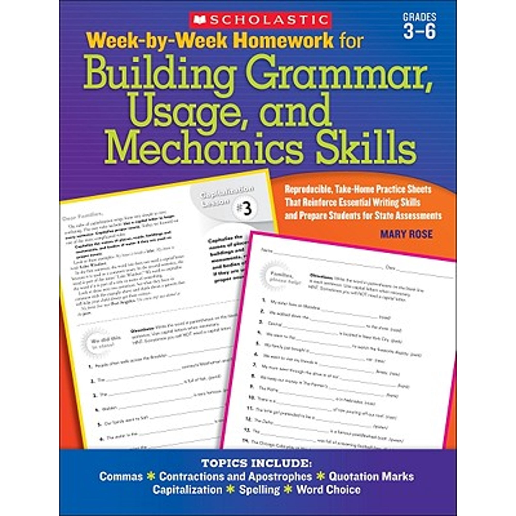 Pre-Owned Week-By-Week Homework for Building Grammar, Usage, and ...