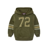 Weekend Academy Boys Fleece Varsity Hoodie, Sizes 4-18 - Walmart.com