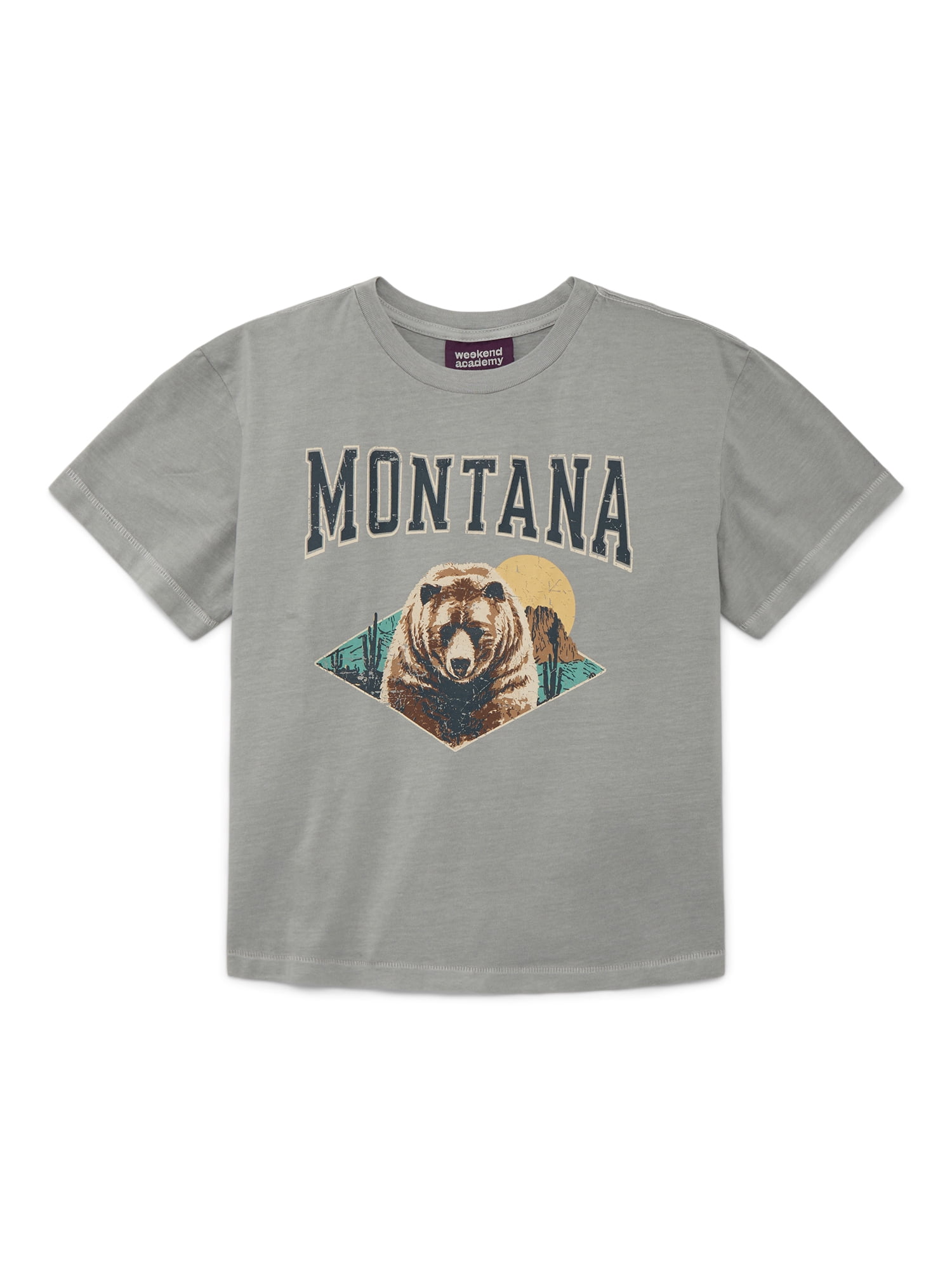 Weekend Academy Boys Graphic Tee with Short Sleeves, Sizes 4-18 ...