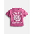 Weekend Academy Girls Oversized Graphic Tee with Short Sleeves, Sizes 4 ...
