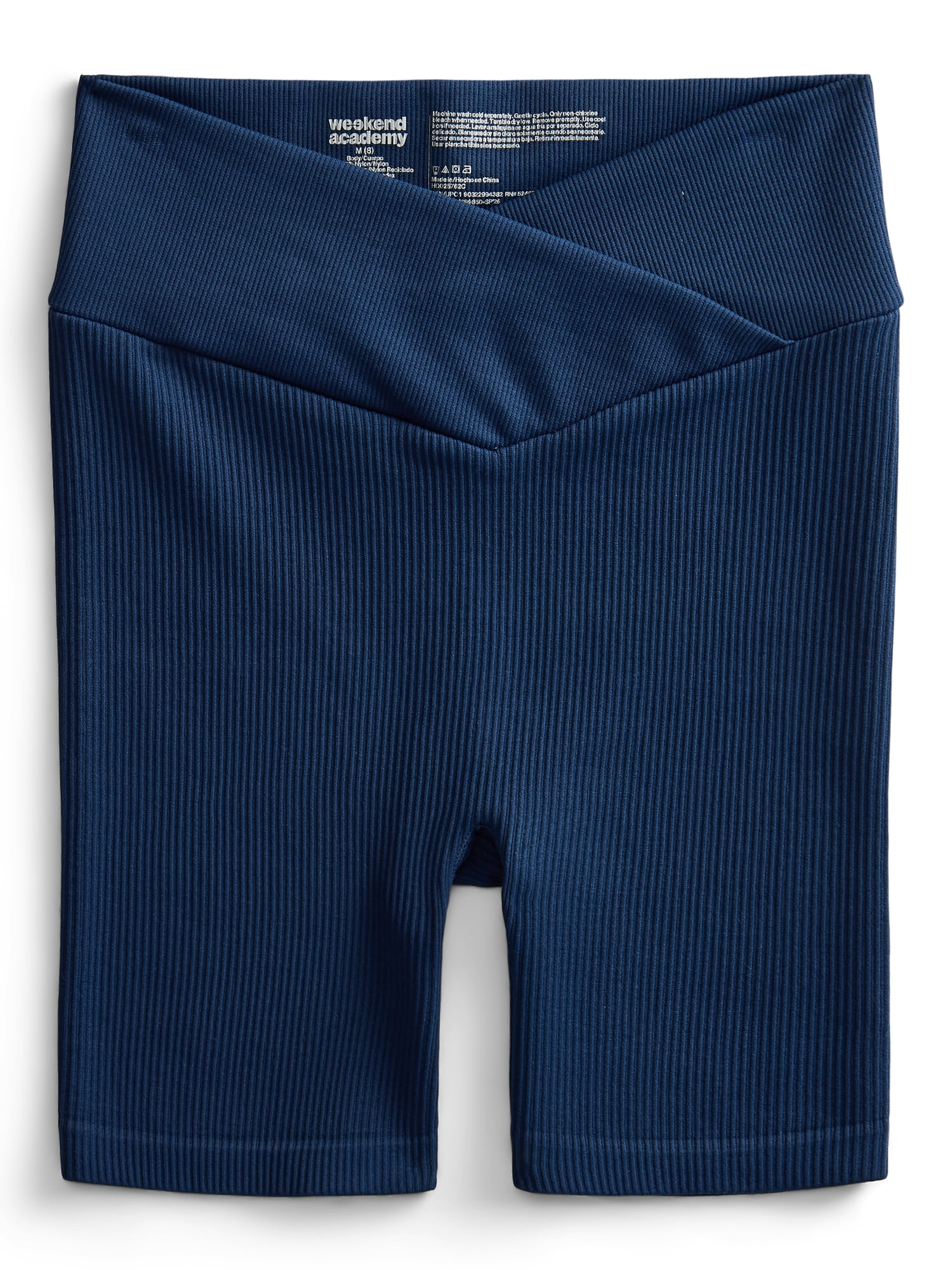 Weekend Academy Girls Seamless Rib Shorts, Sizes 4-18 - Walmart.com