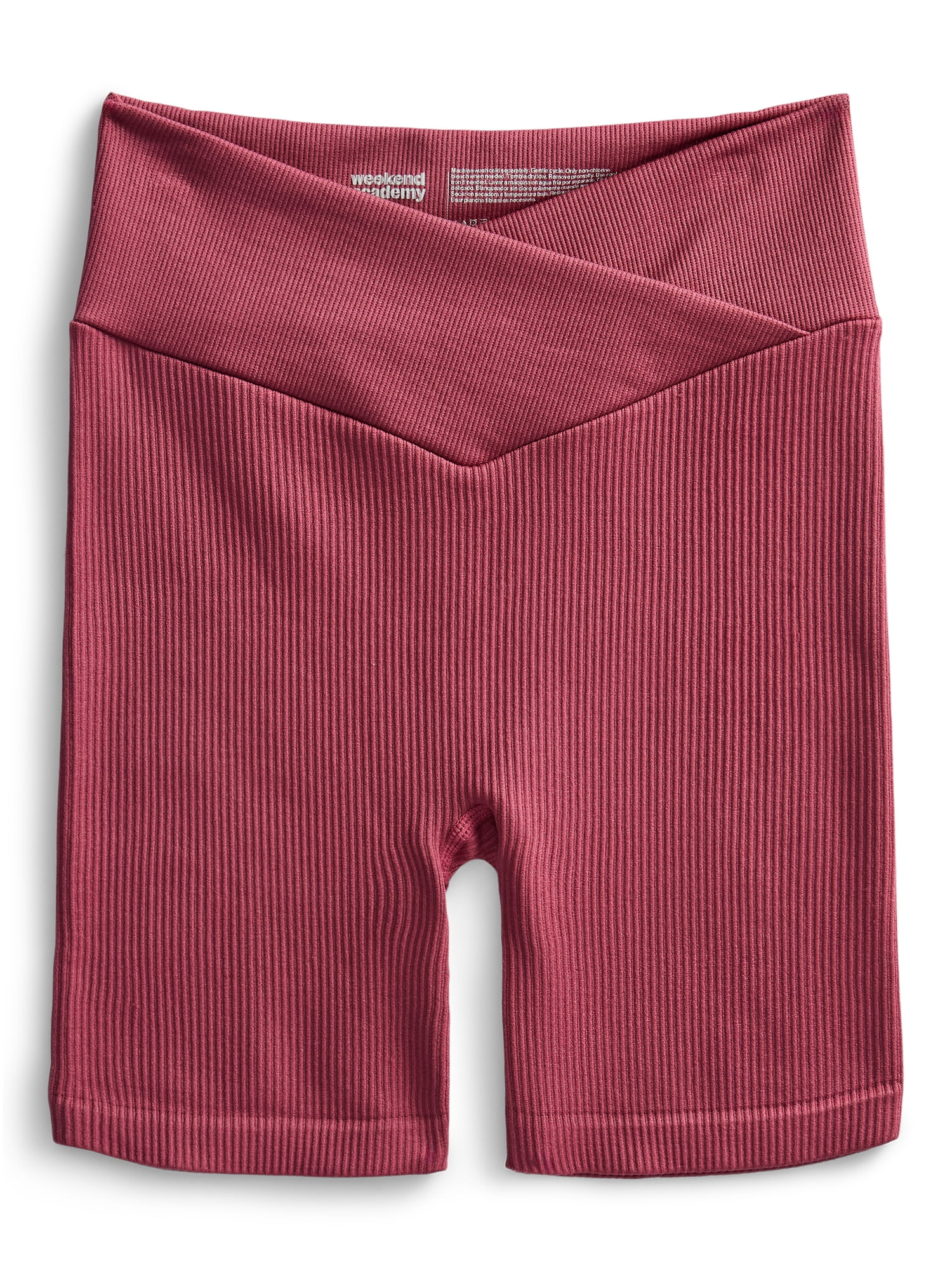 Weekend Academy Girls Seamless Biker Shorts, Sizes 4-18 - Walmart.com