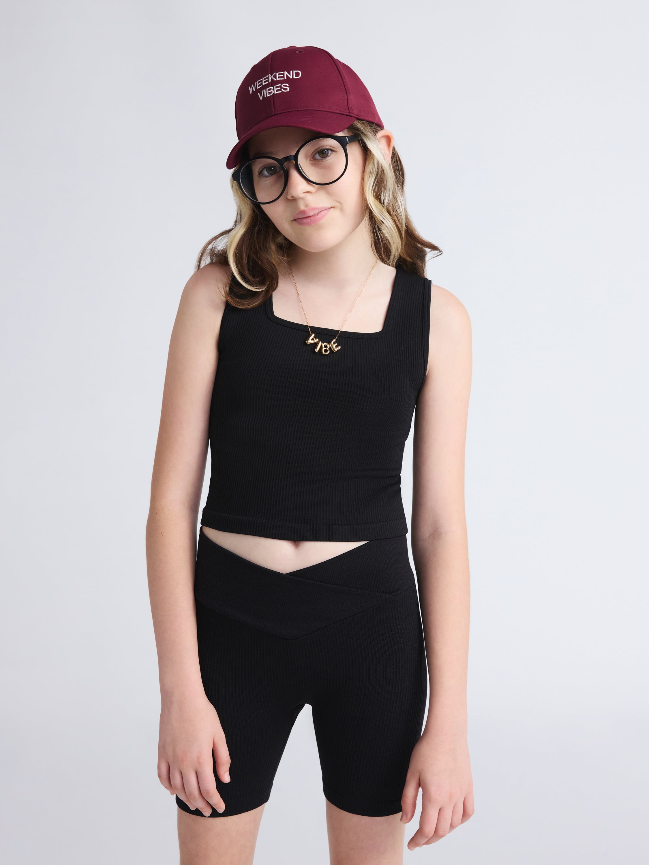 Weekend Academy Girls Seamless Tank Top, Sizes 4-18 - Walmart.com