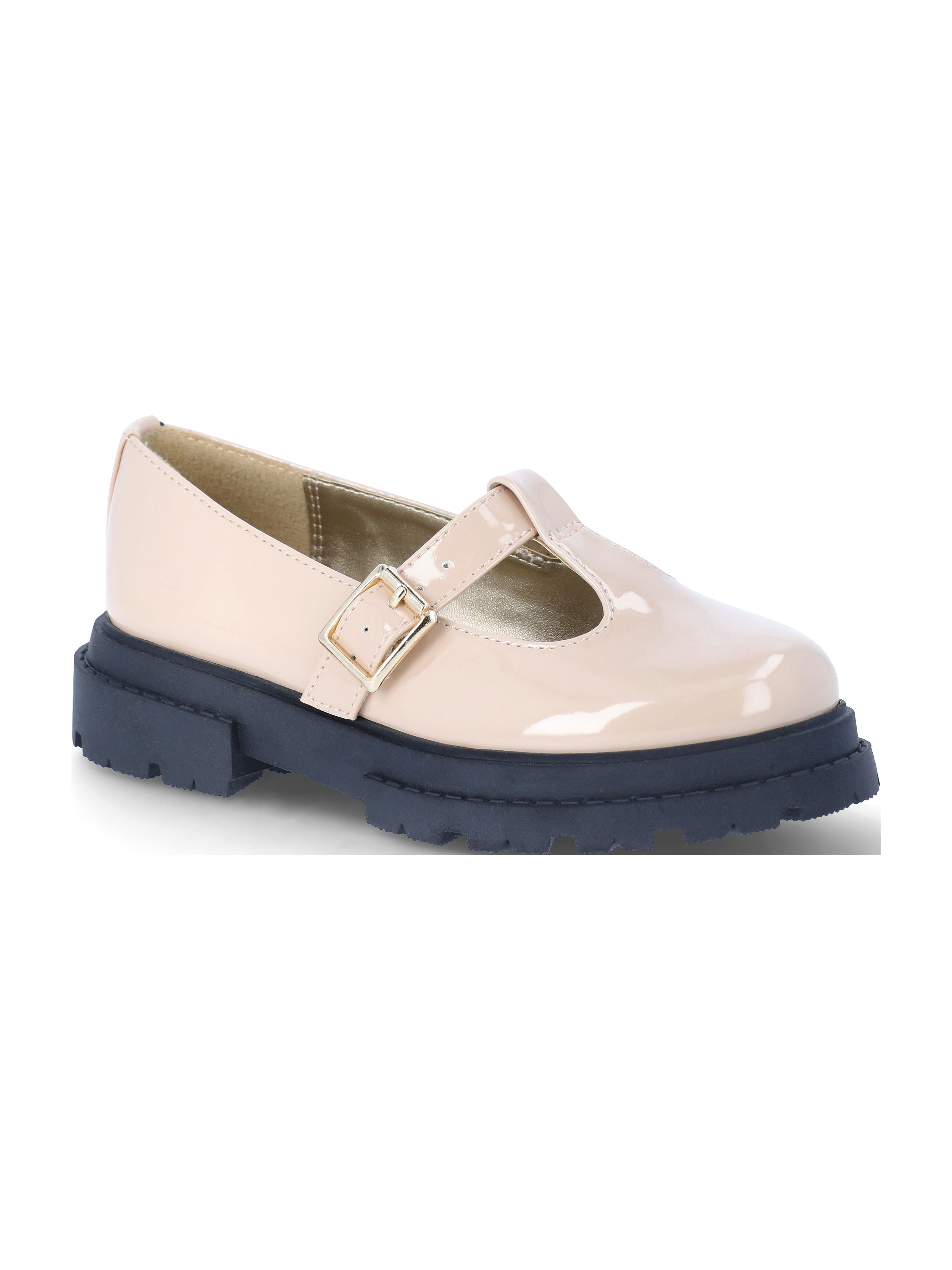 Weekend Academy Girls Lugsole Maryjane Shoes - Walmart.com