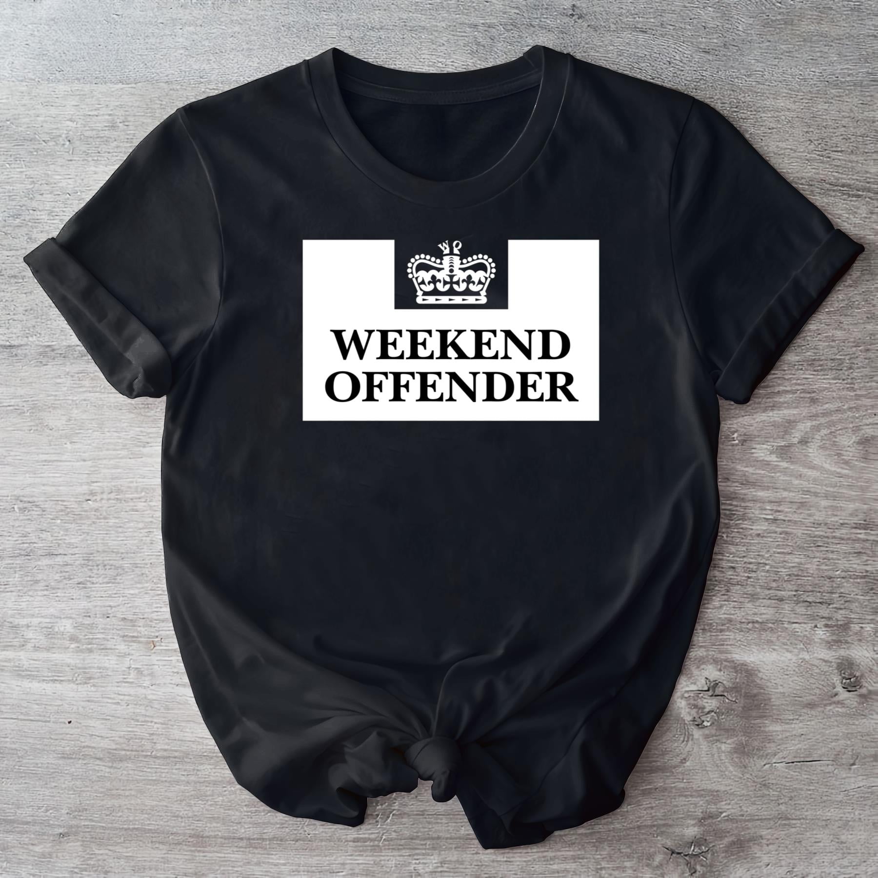 Weekend Offender Prison T Shirt Black-TH29728 - Walmart.com