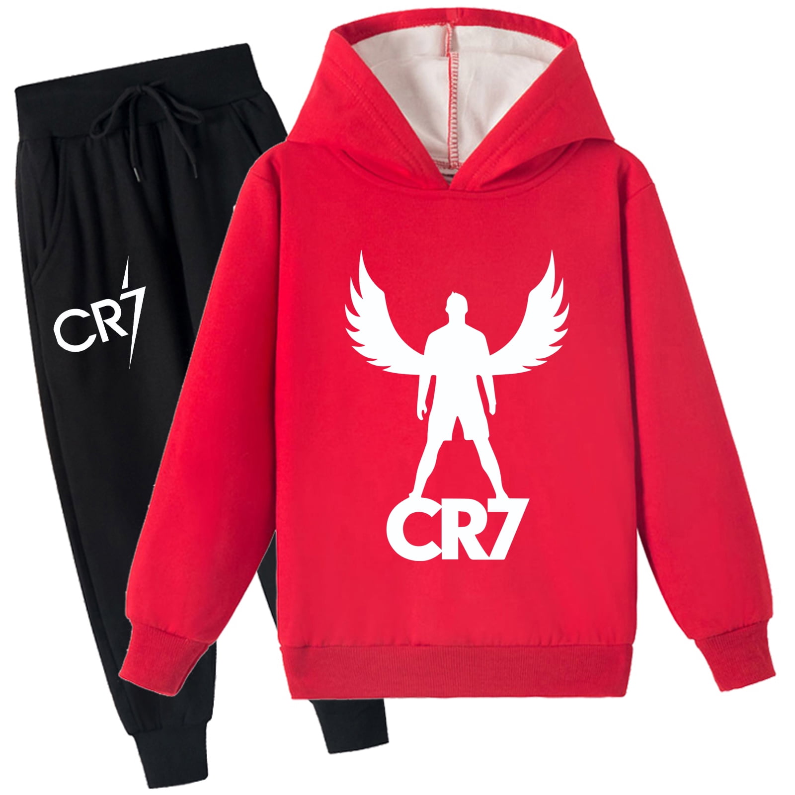 Weekend Outfit Set Cristiano Ronaldo Brushed Fleece Pants & Hoodie ...