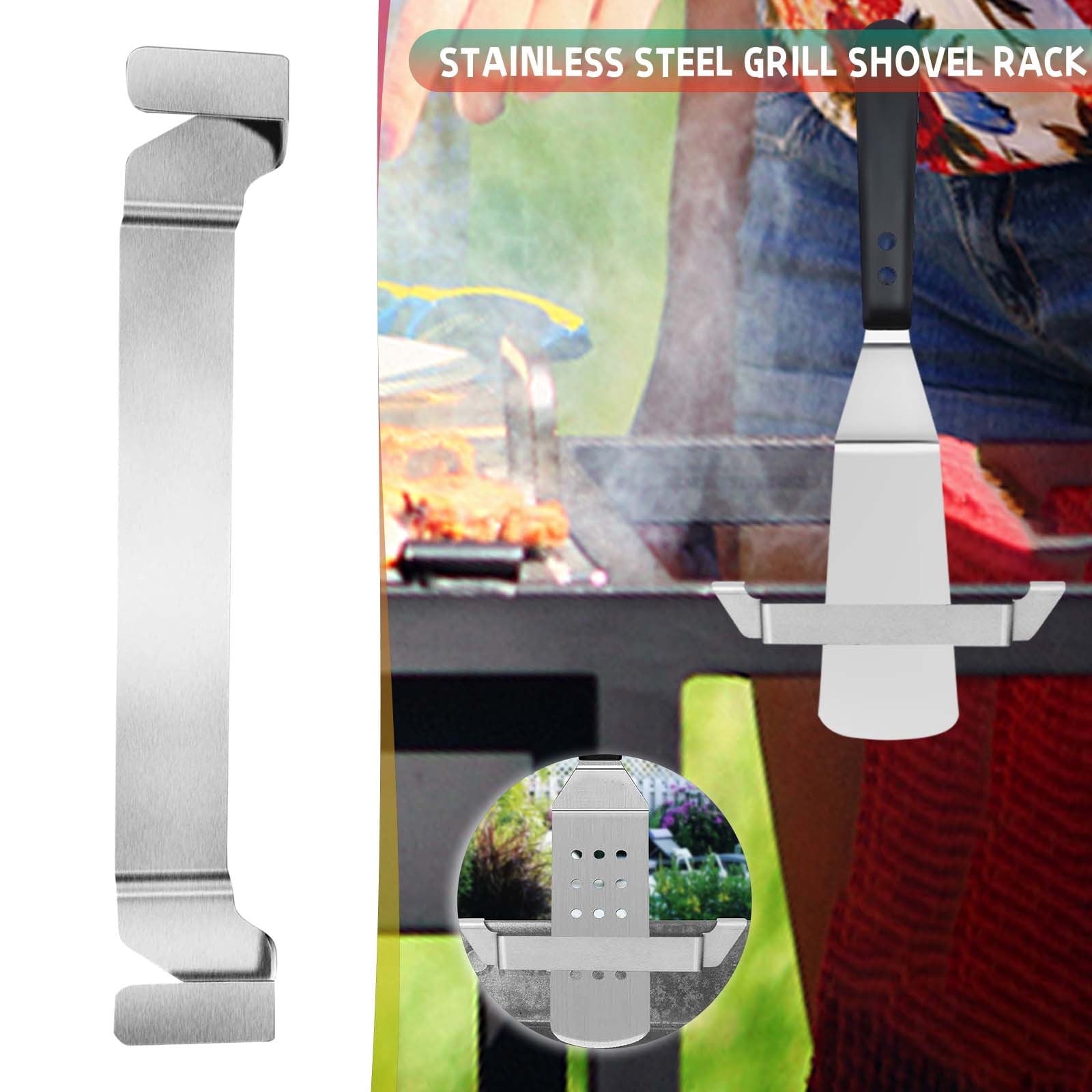 Weekend Sale Event, BBQ Spatula Rack, Stainless Steel Grill Shovel ...