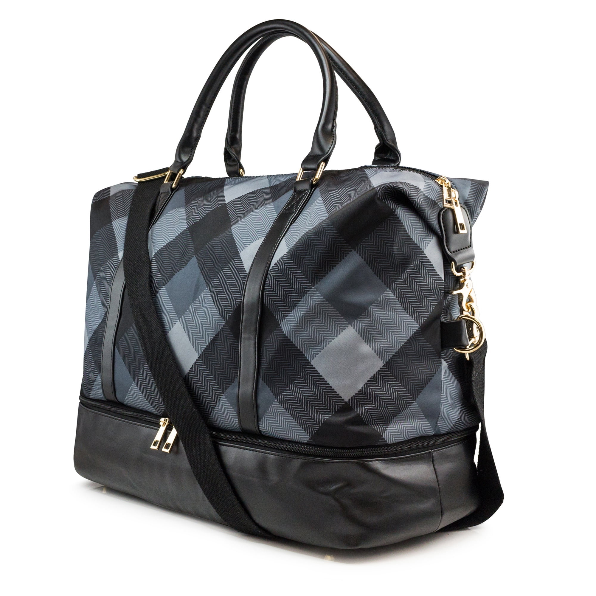 Weekender Bag Travel Duffle for Women Men Overnight Carry On Tote with ...