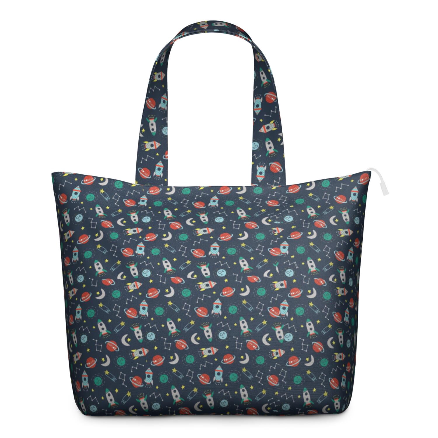Weekender Bag with Space Geek Sci-fi Lovers Design Multipurpose Travel ...