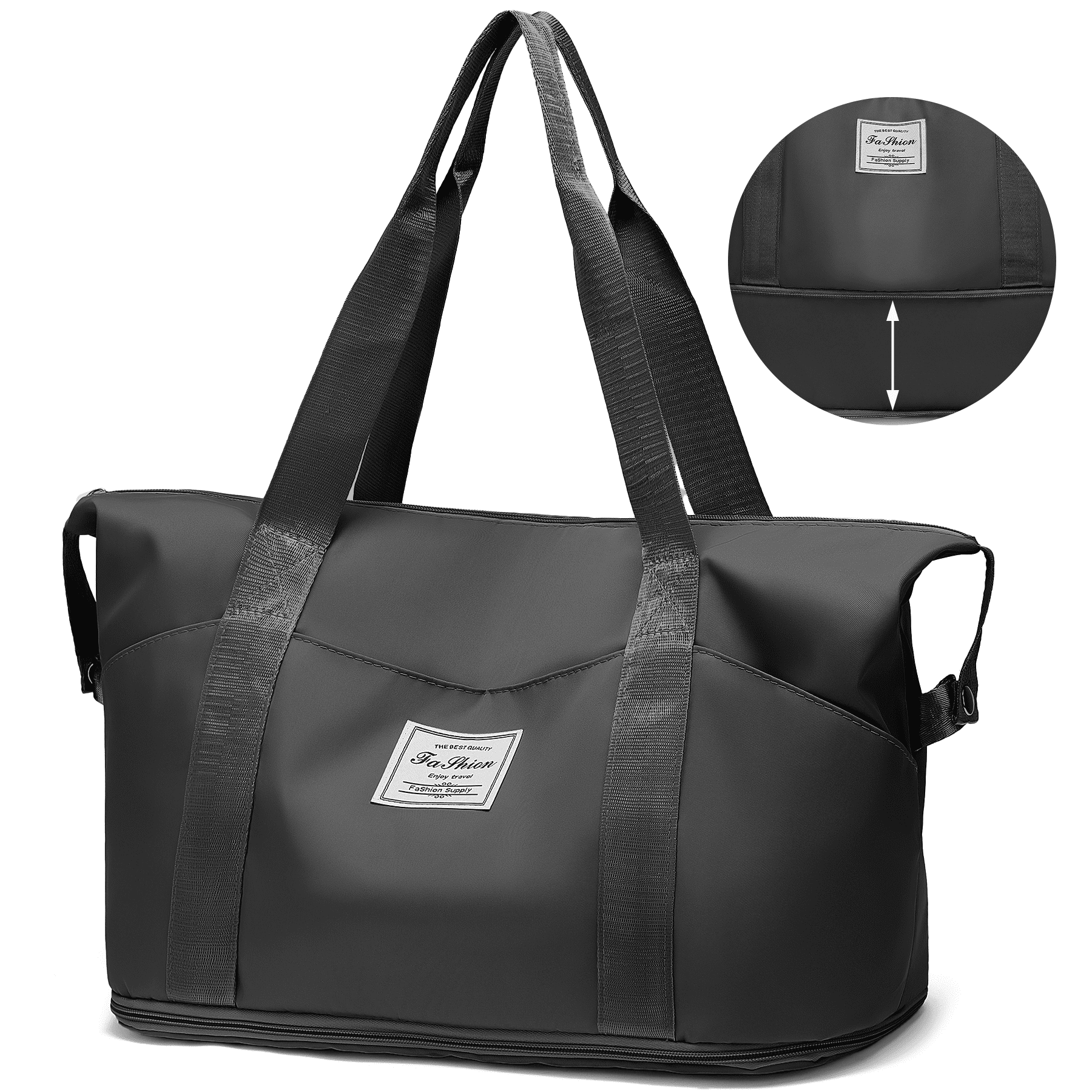 35L Weekender Bags for Women, Travel Bag Carry on Gym Bag, Expandable ...