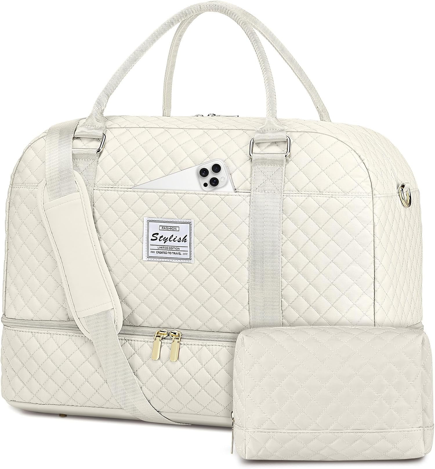 Weekender Bags for Women Travel Bag - Duffle Bag with Shoe Compartment ...